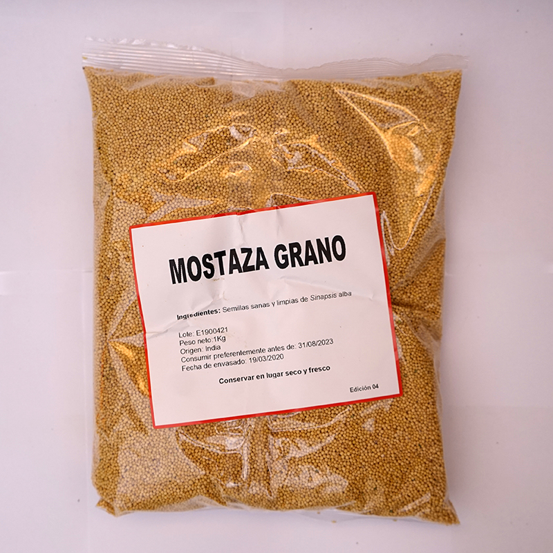 Mostaza Amarilla Grano | Hierbalia